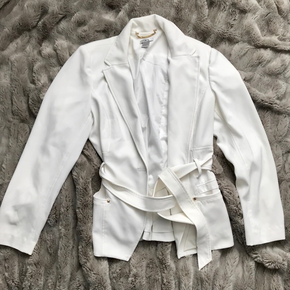 Cache | Jackets & Coats | Cache White Trenchcoat | Poshmark